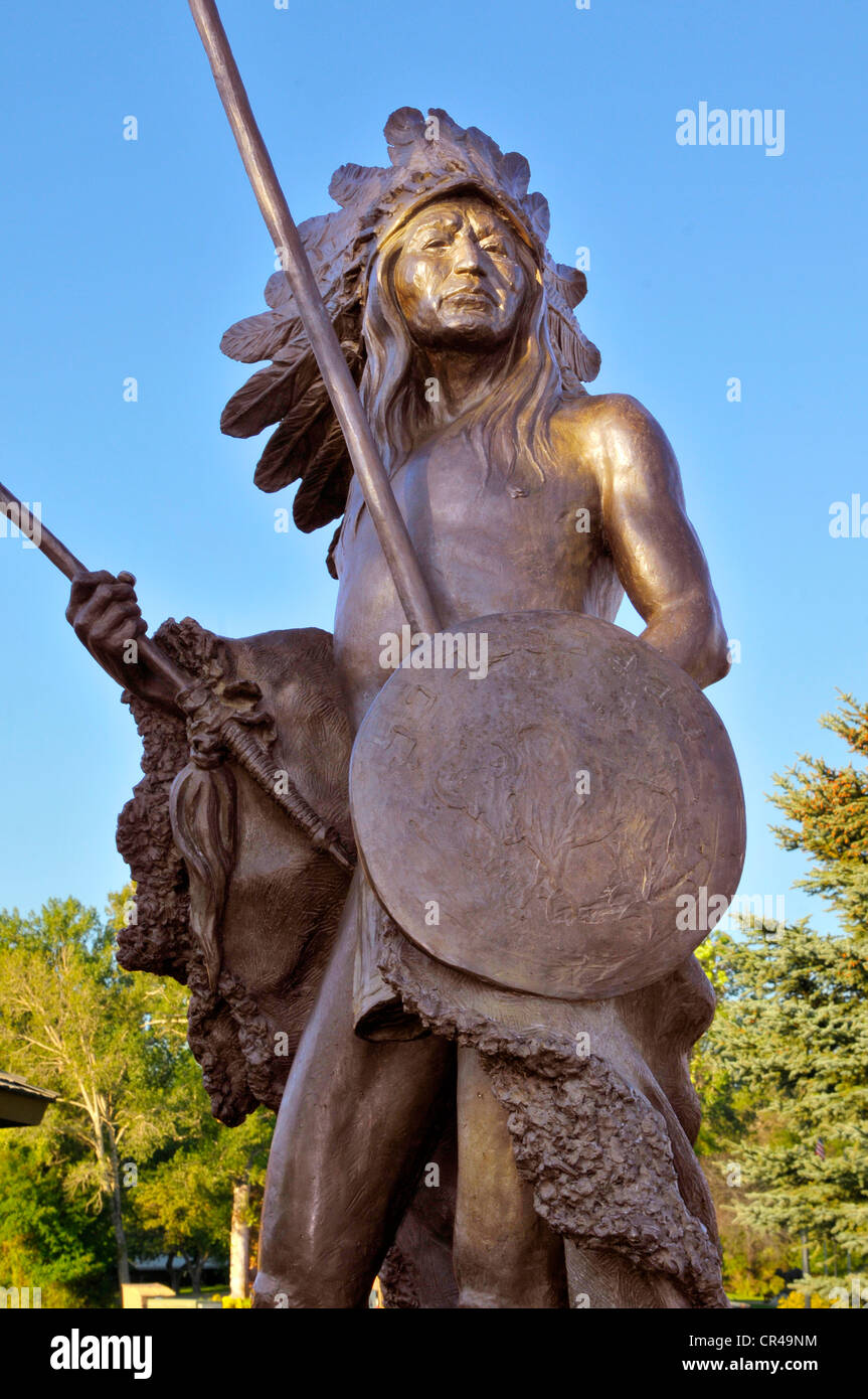 Buffalo bill center west statue hi-res stock photography and images - Alamy