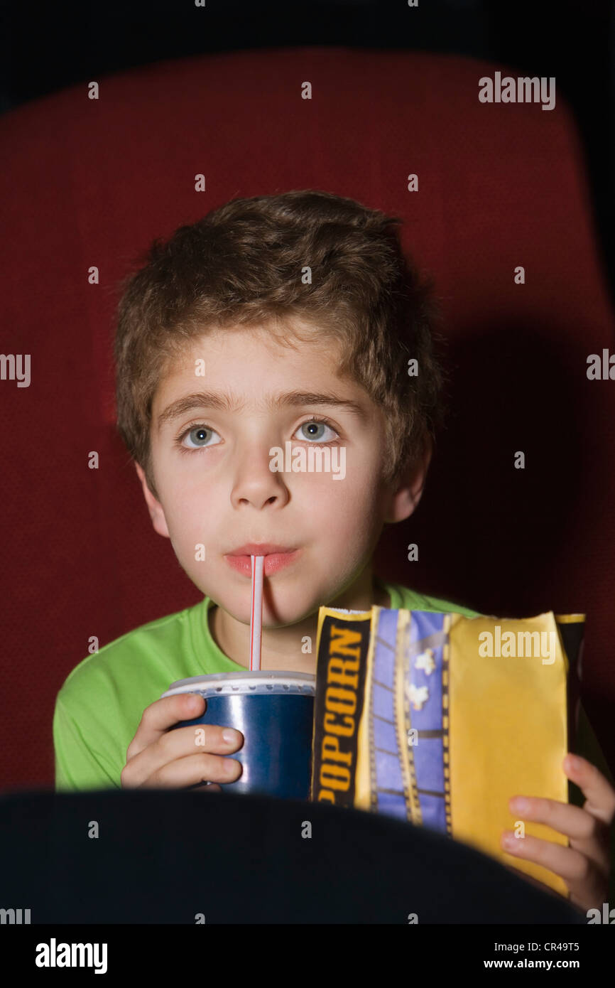 Boy drinking soda hi-res stock photography and images - Alamy
