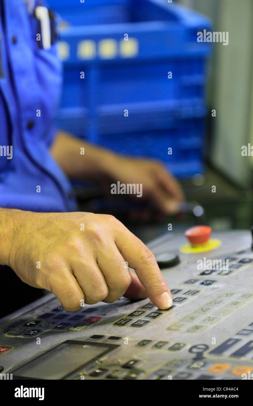 Panel operator hi-res stock photography and images - Alamy