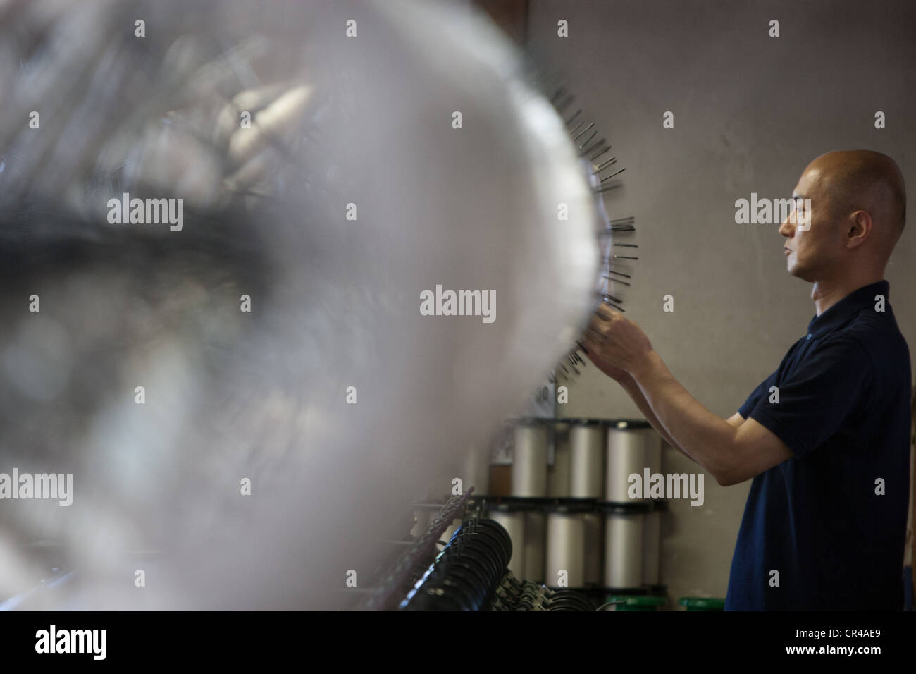 Silk factory worker hi-res stock photography and images - Alamy