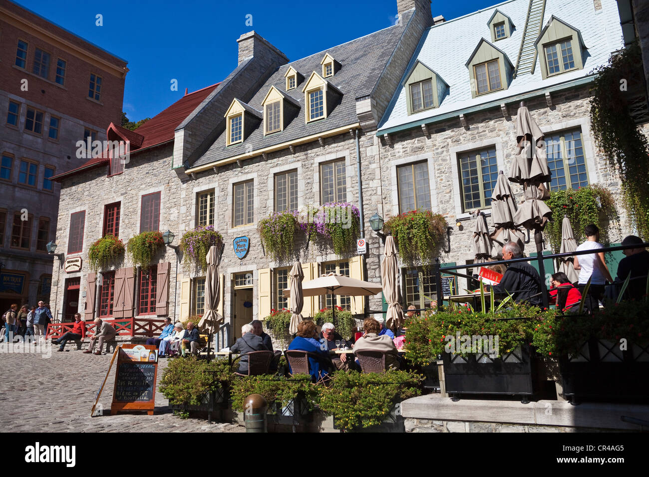 Canada, Quebec Province, Quebec City, Old Town UNESCO World Heritage ...