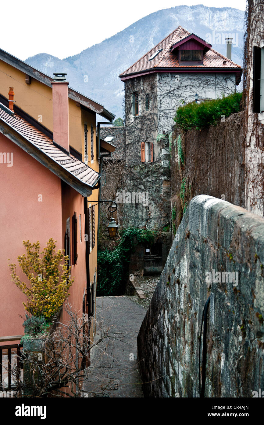 Alleyway, Annecy, Haute Savoie, France, Europe Stock Photo - Alamy