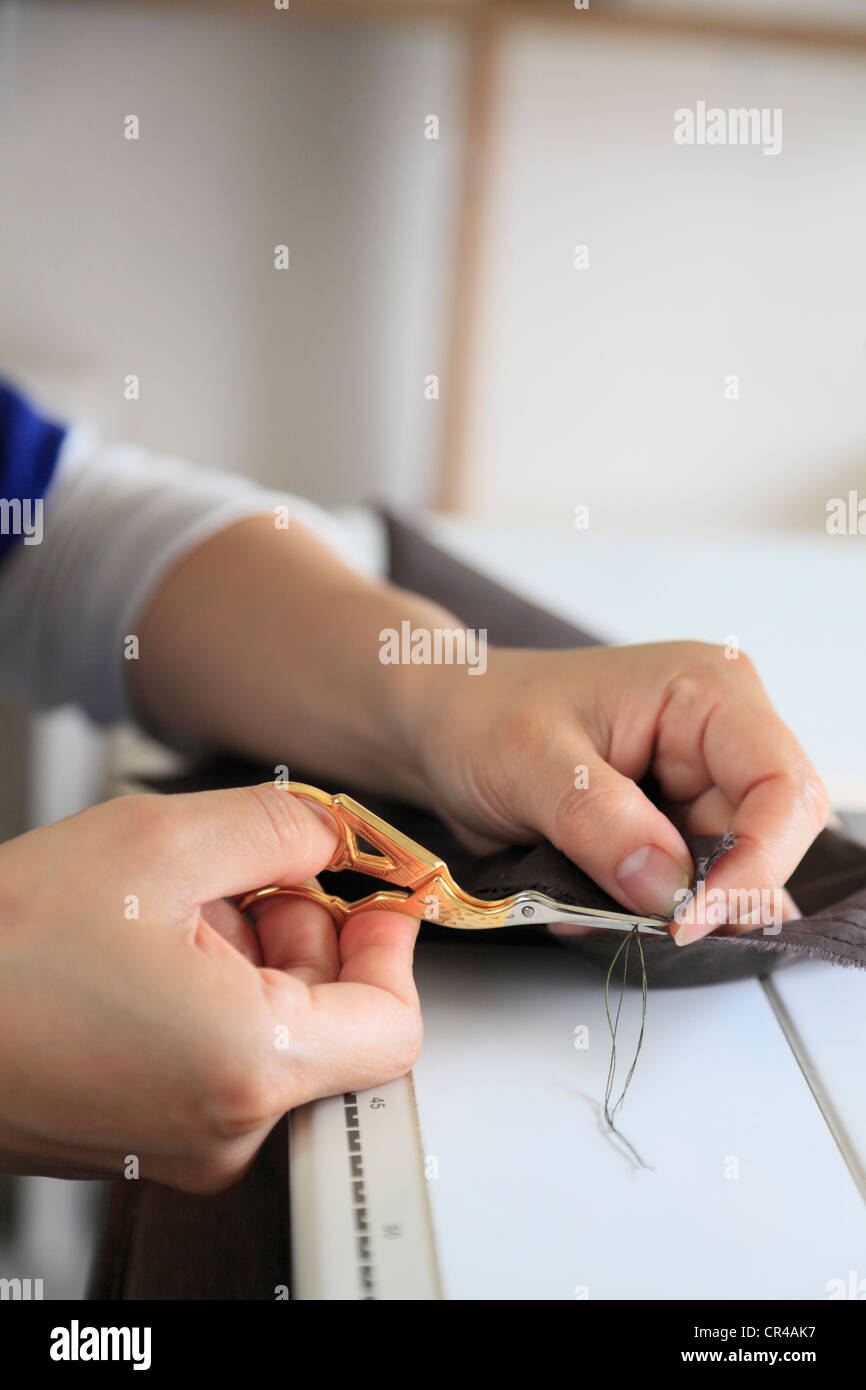 Dressmaker working table in hi-res stock photography and images - Alamy