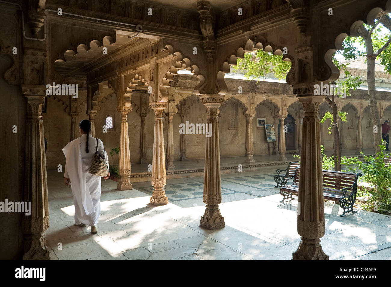 India, Rajasthan State, Udaipur, City Palace, Badi Mahal Stock Photo ...