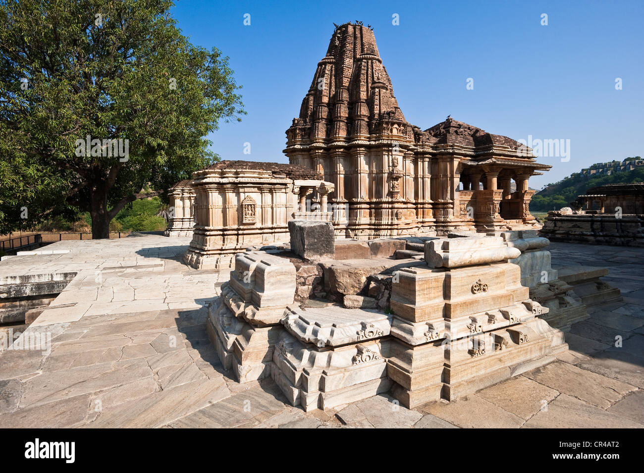 India, Rajasthan State, Nagda Site, Sas Bahu Temple Stock Photo - Alamy
