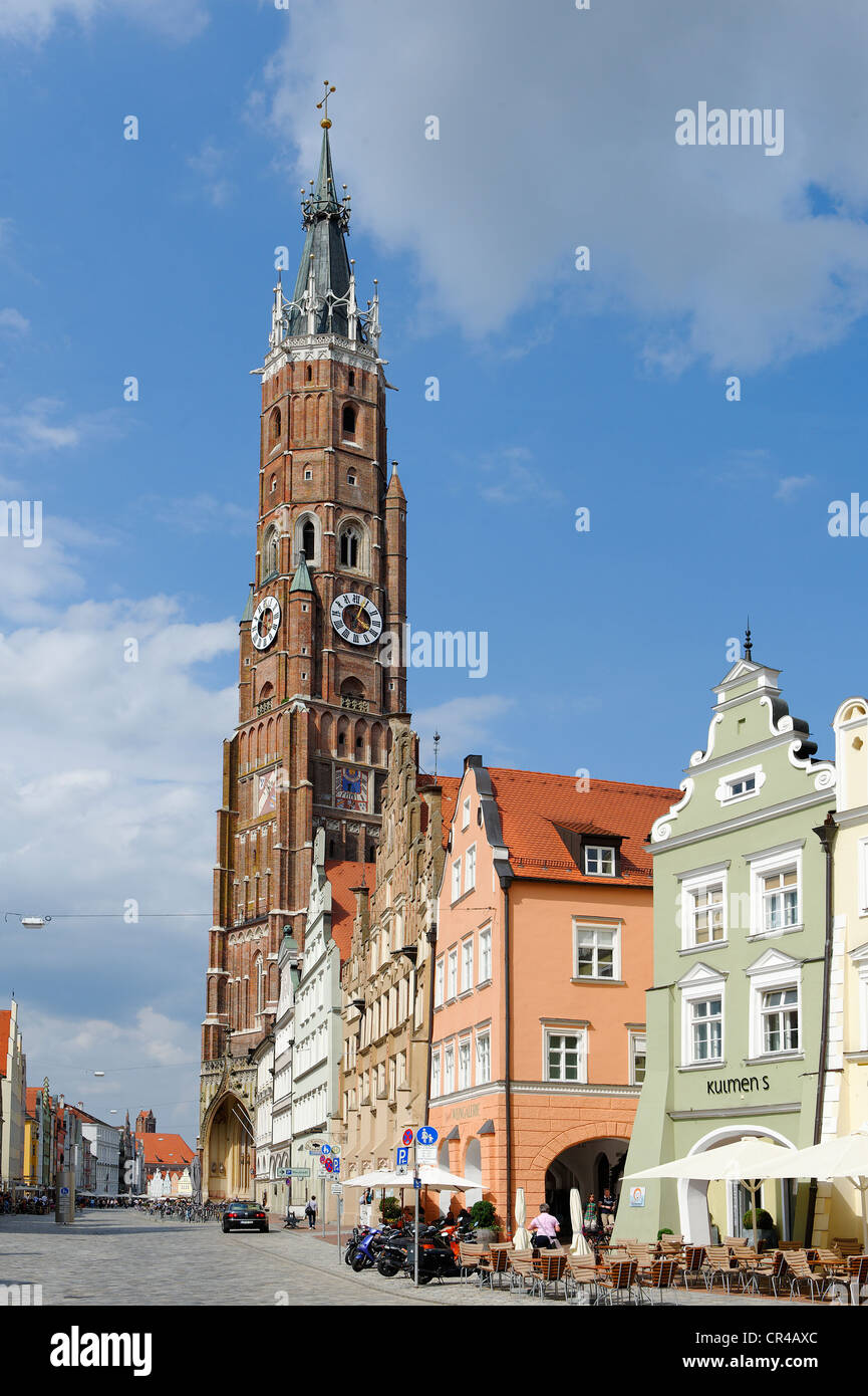 Parish Church of St. Martin, Landshut, Lower Bavaria, Bavaria, Germany ...
