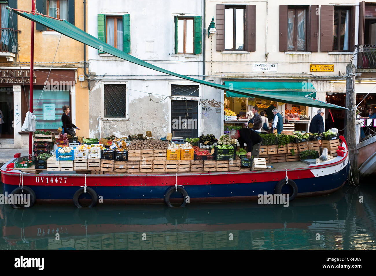 Italy, Veneto, Venice, UNESCO World Heritage, fruits and vegetables ...