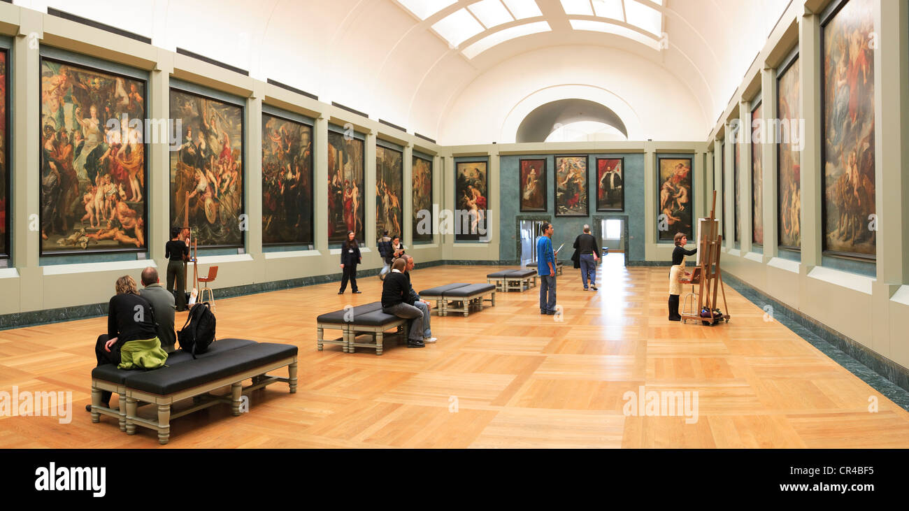 France, Paris, the Louvre Museum, Rubens Room Stock Photo - Alamy