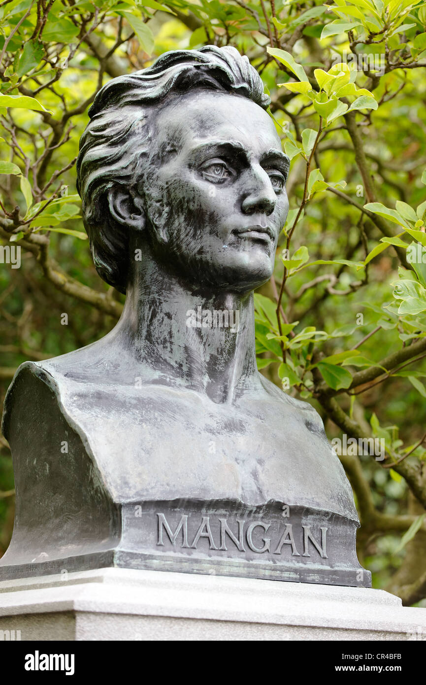 James Clarence Mangan, 1803 - 1849, Irish poet, memorial, St. Stephan's ...