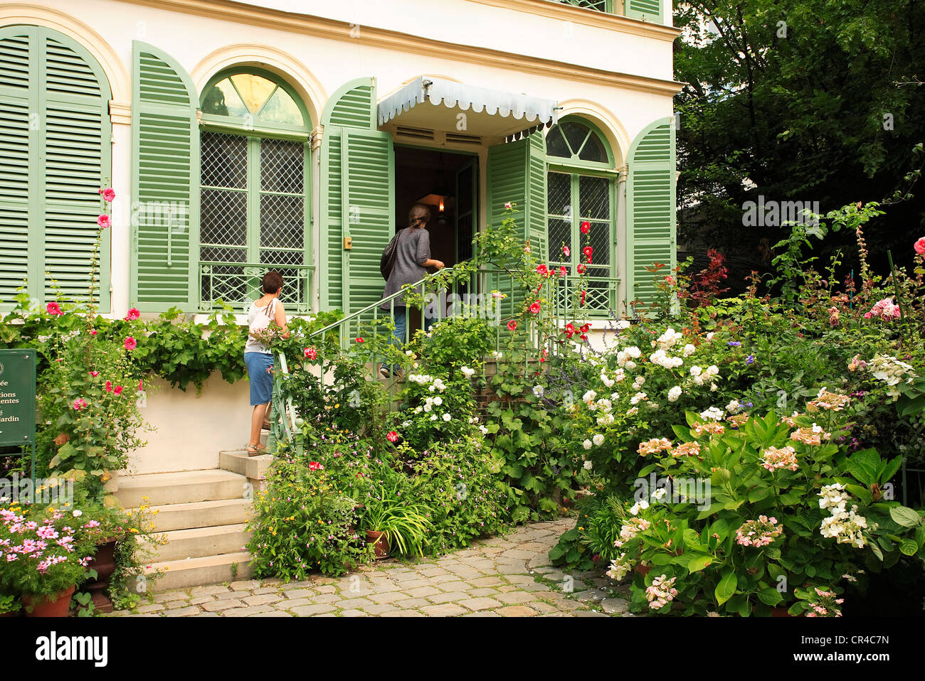 France, Paris, Scheffer Renan Mansion, Romantic Life Museum Stock Photo ...