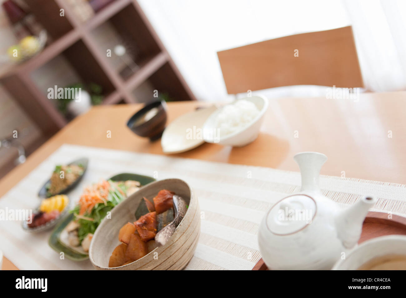 Japanese Breakfast Table Stock Photo - Alamy