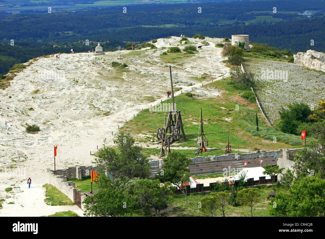 France, Bouches du Rhone, Les Baux de Provence, labelled Les Plus Beaux ...