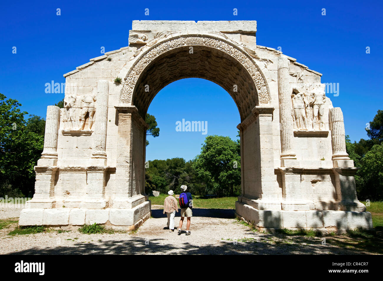 The triumphal arch of glanum hi-res stock photography and images - Alamy