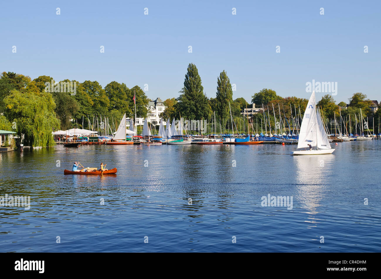 Aussenalster Outer Alster Lake High Resolution Stock Photography and ...