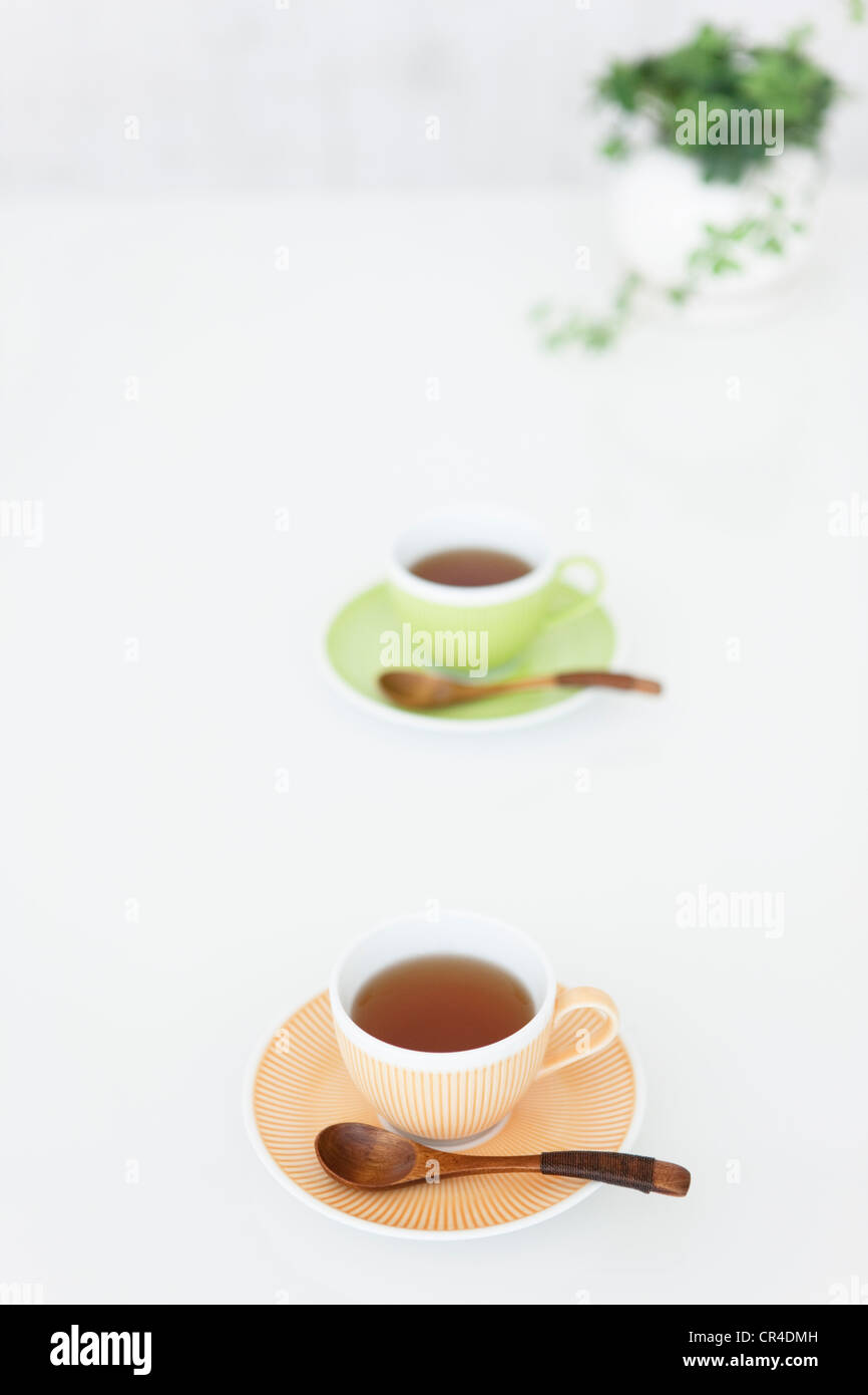 Two Tea Cups Stock Photo - Alamy