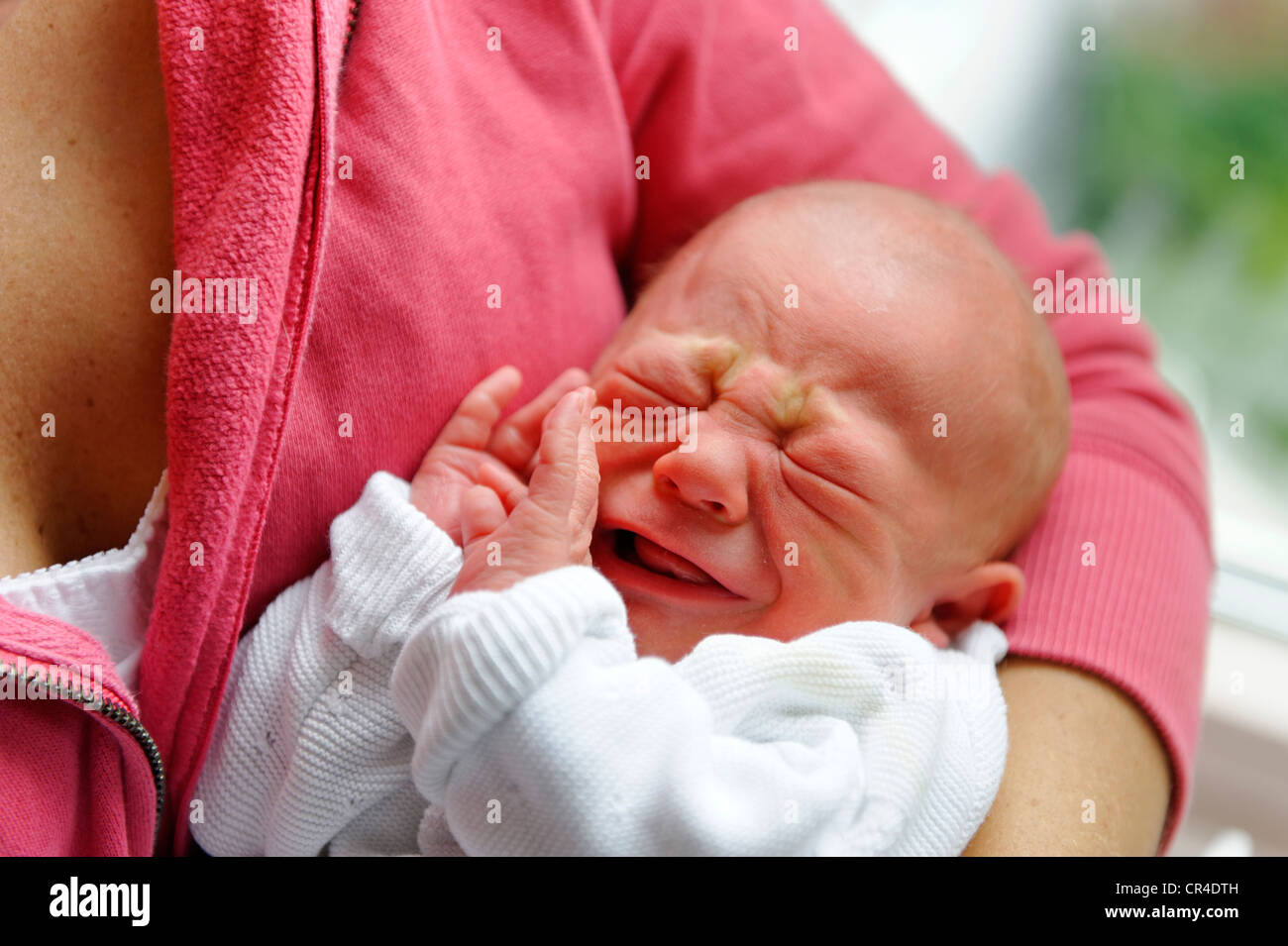 Mum screaming newborn baby hi-res stock photography and images - Alamy