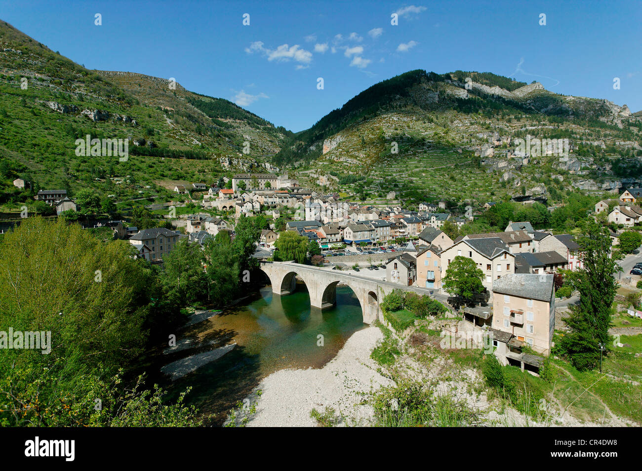 Ste Enimie, labelled Les Plus Beaux Villages de France, the most ...