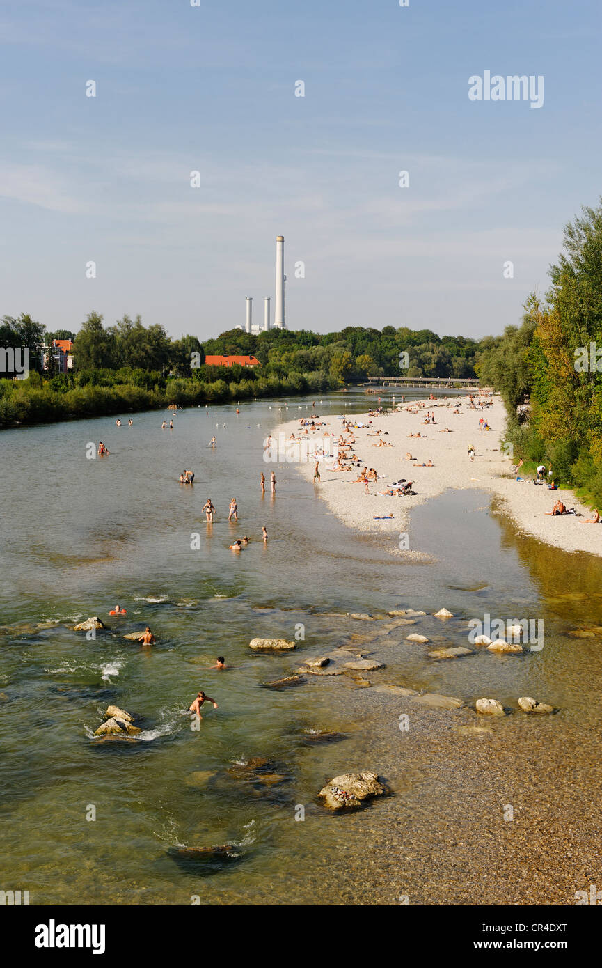 Flaucher area munich leisure hi-res stock photography and images - Alamy