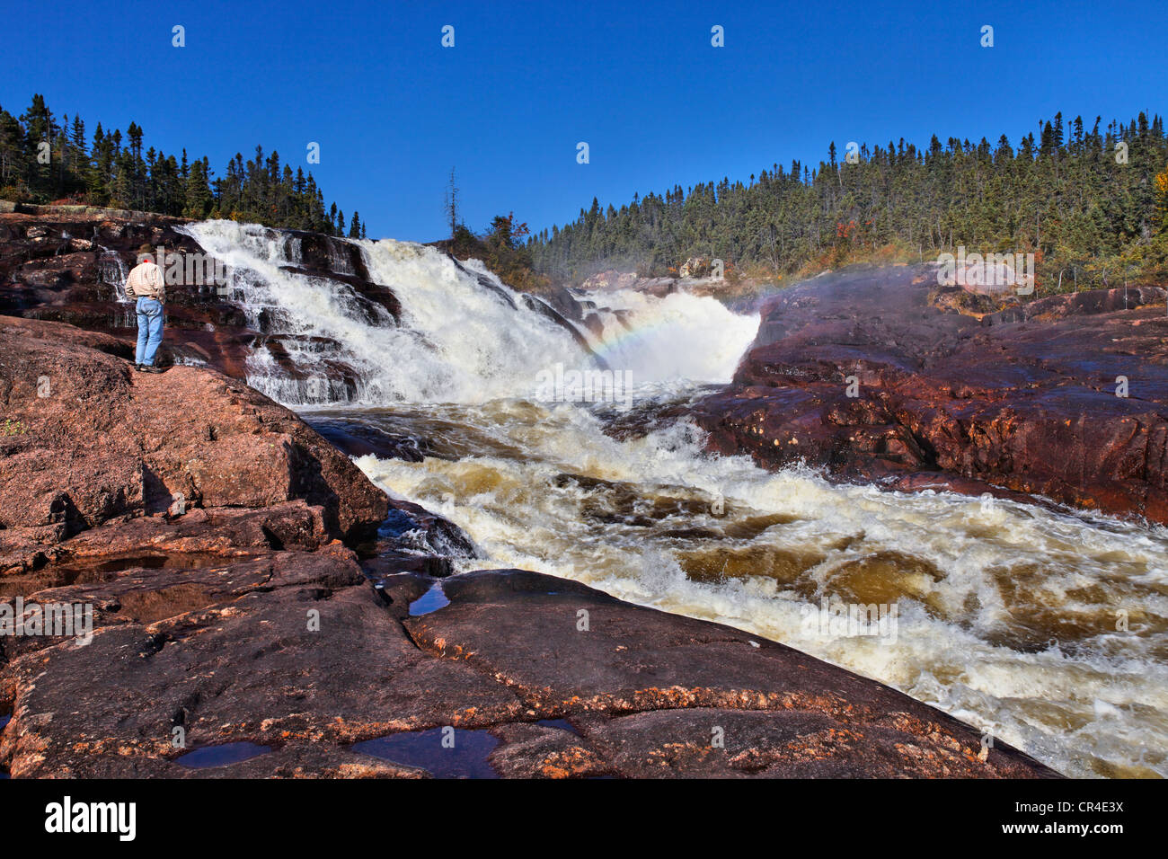 Manitou river, Duplessis district, Quebec, Canada Stock Photo - Alamy