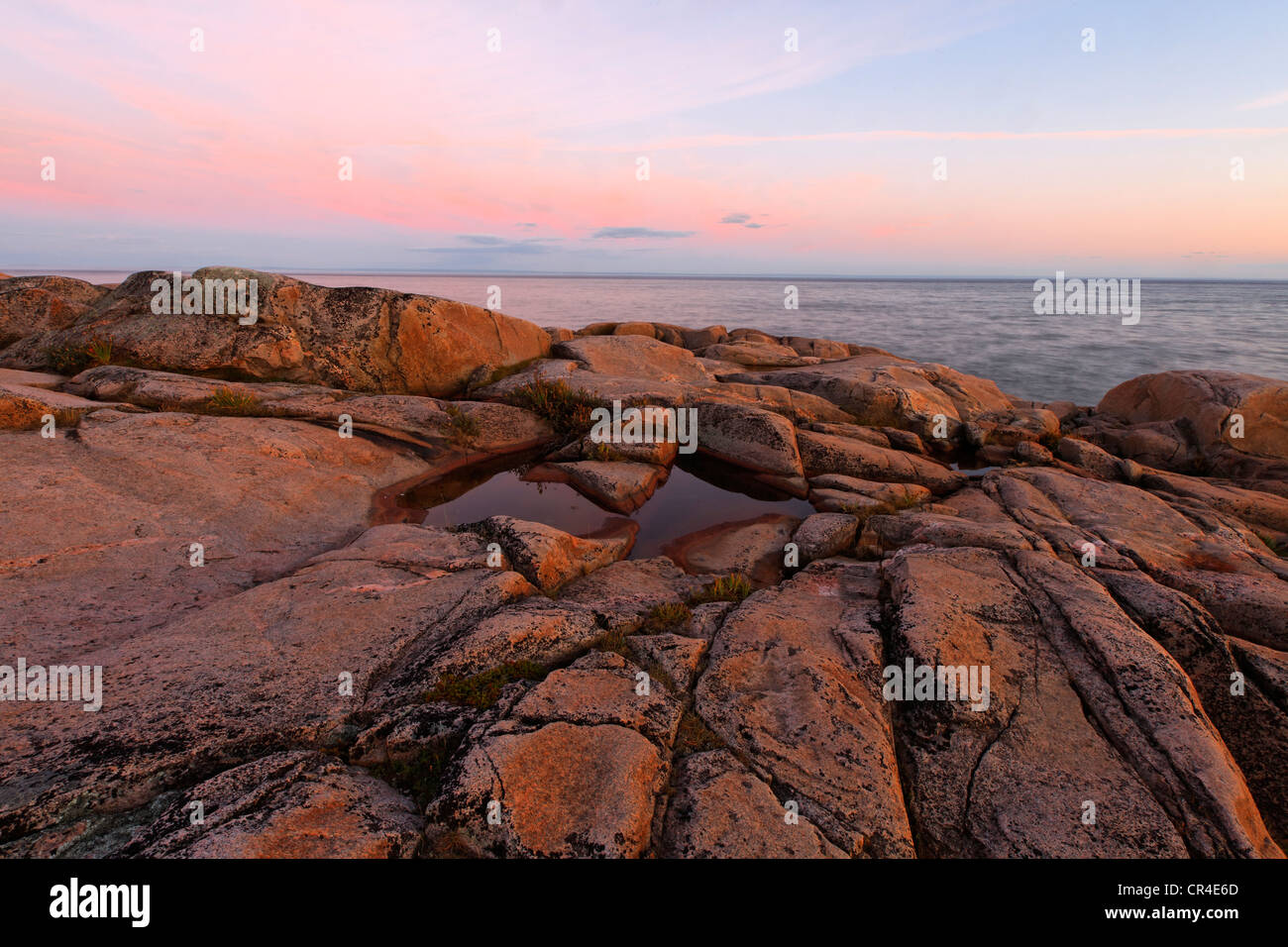Cap Bon Desir, whale route, St. Lawrence Marine Park, Saguenay-Lac ...