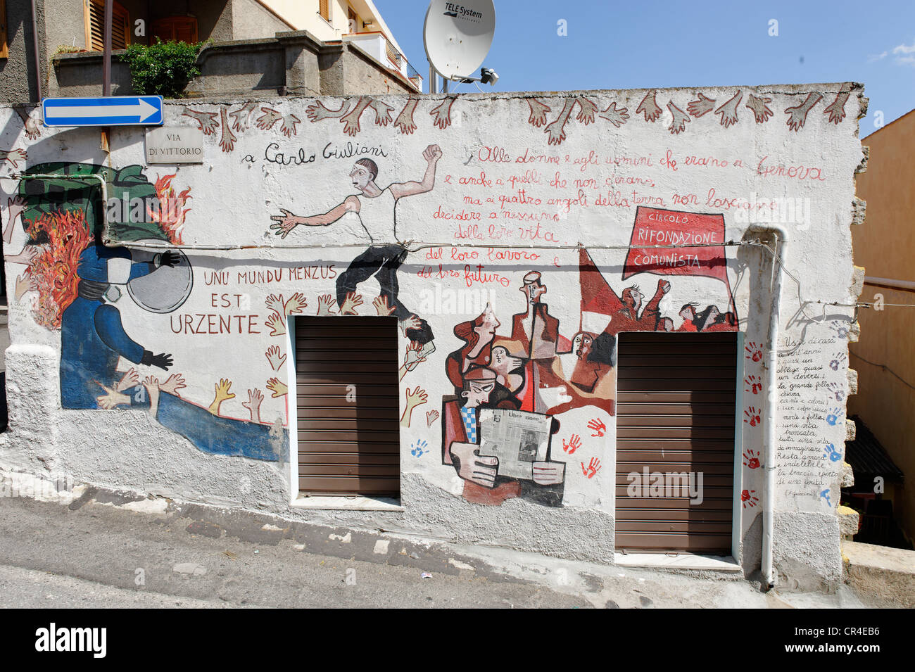 Orgosolo graffiti hi-res stock photography and images - Alamy