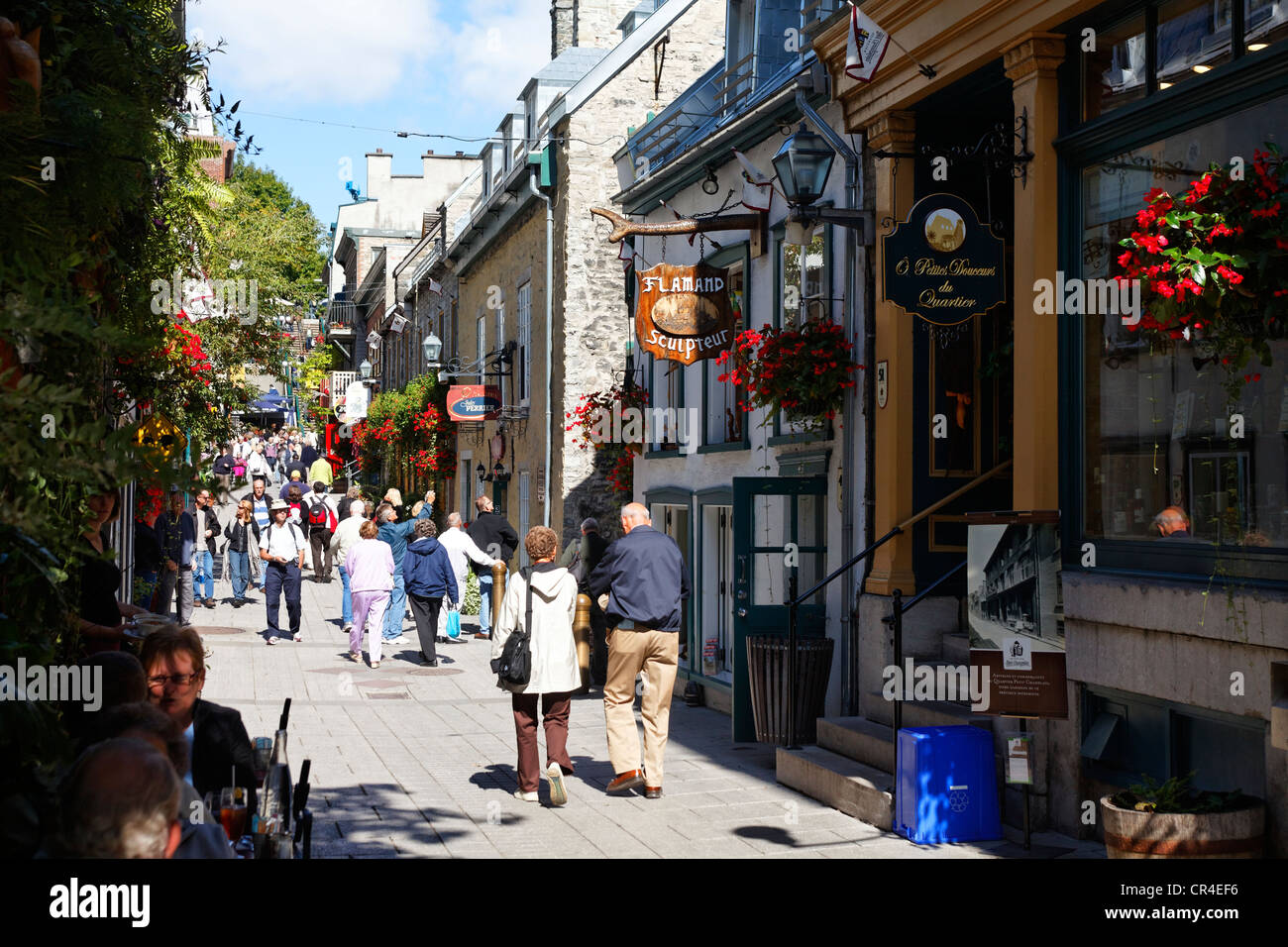 Petit Champlain street, Quebec City, UNESCO World Heritage Site, Quebec ...
