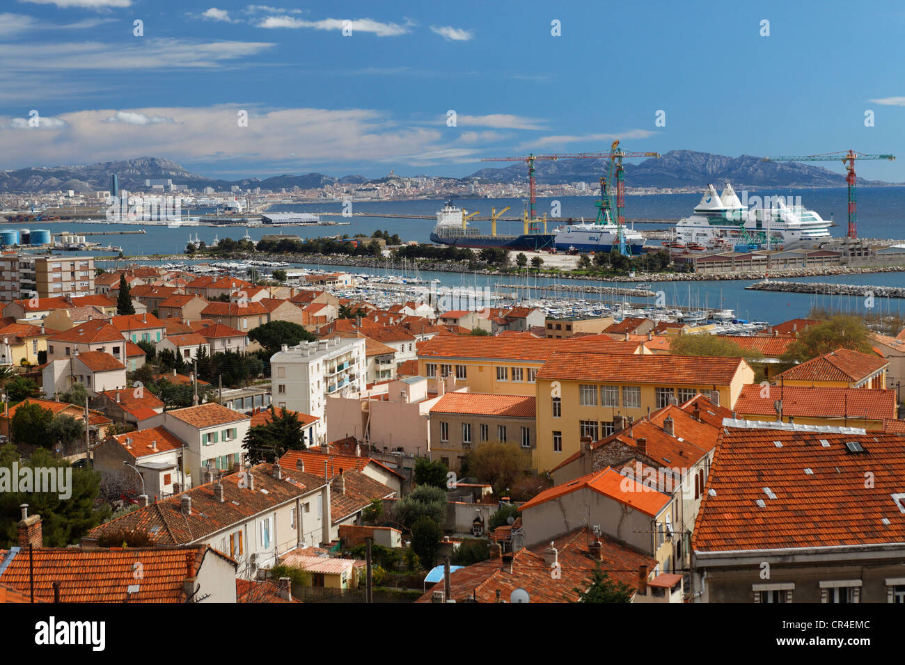 L'Estaque neighborhood, Marseille, Bouches-du-Rhone, Provence, France ...
