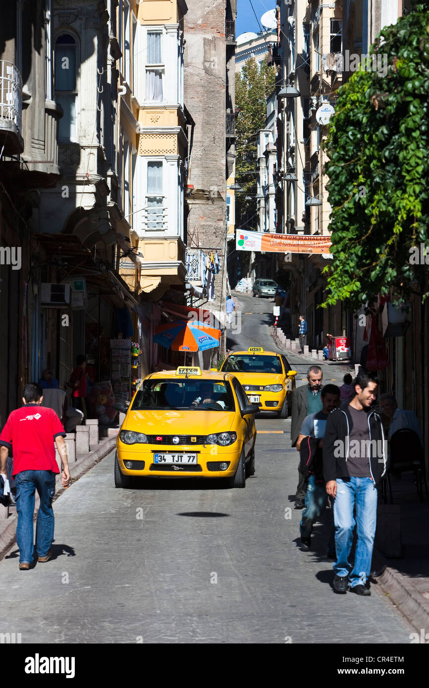 Turkey, Istanbul, Beyoglu District, lane Stock Photo - Alamy