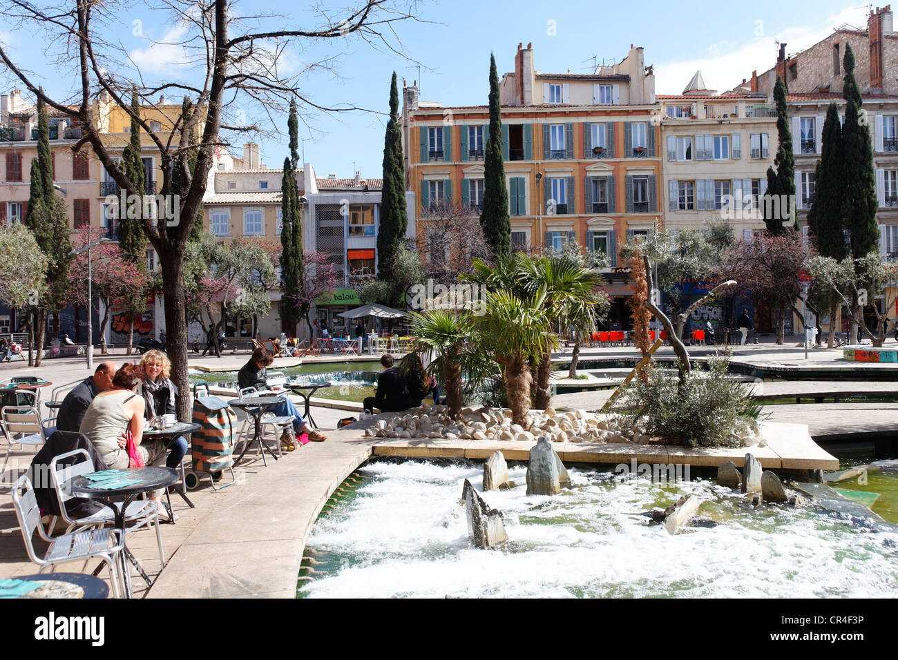 Marseille cours julien coffee hi-res stock photography and images - Alamy