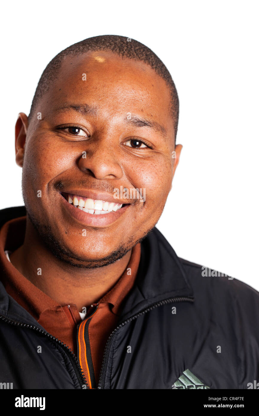 A studio portrait of a young South African man Stock Photo - Alamy