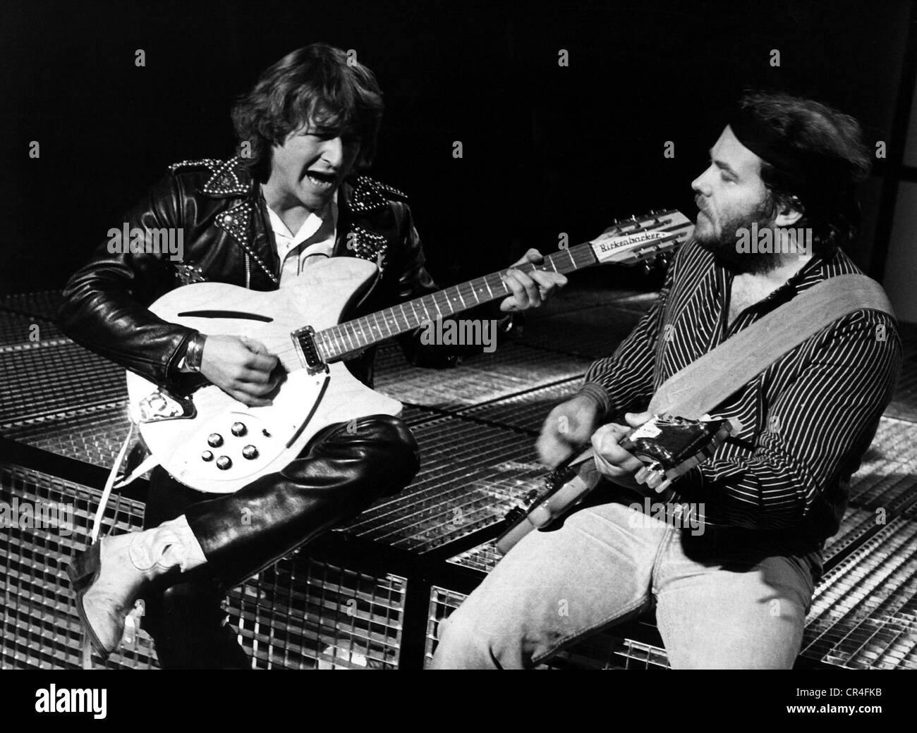 Maffay, Peter, * 30.8.1949, German rock singer, half length, with mit ...
