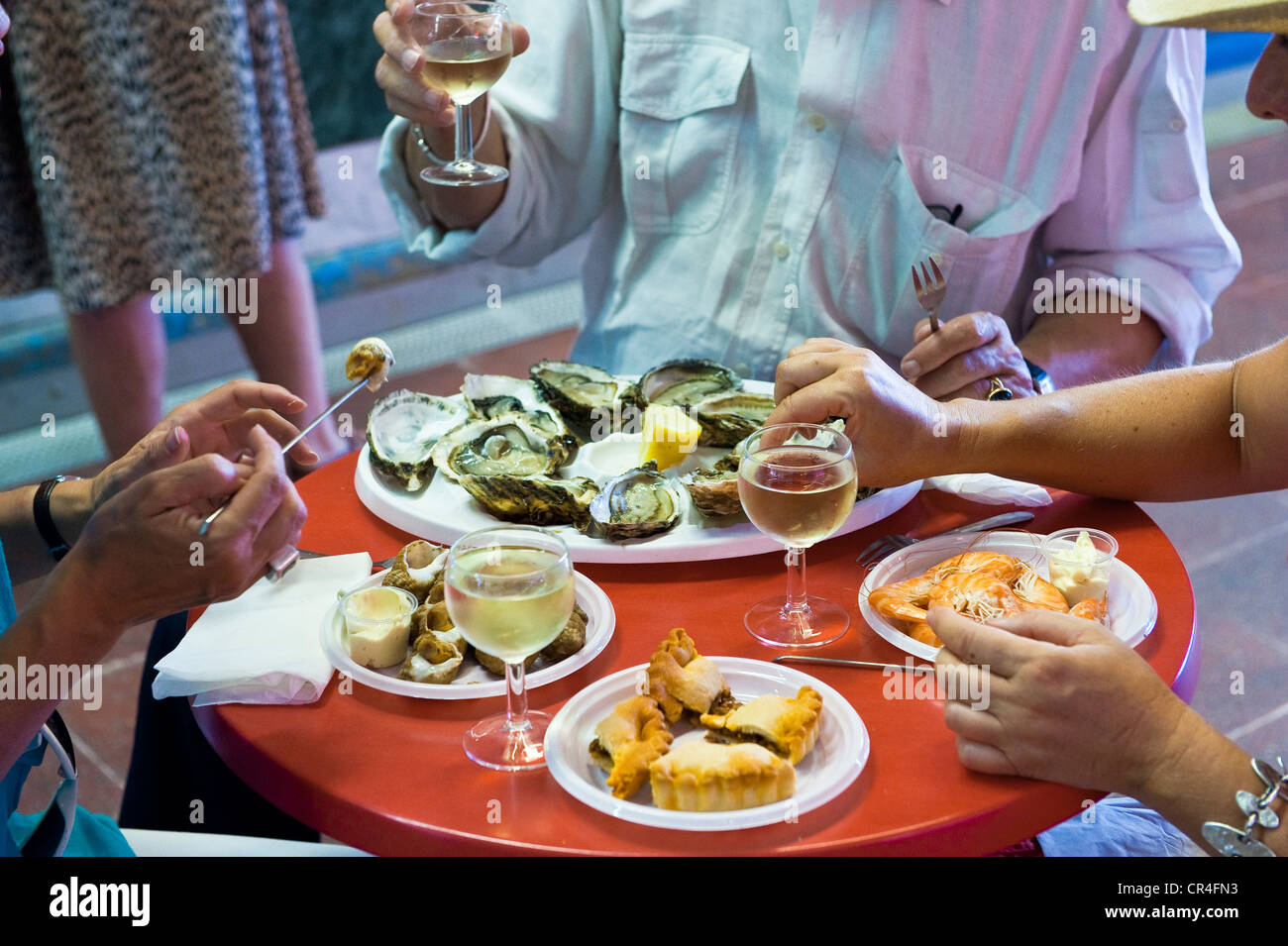 France, Herault, Sete, Grandes Halles centrales (Big Central Covered ...