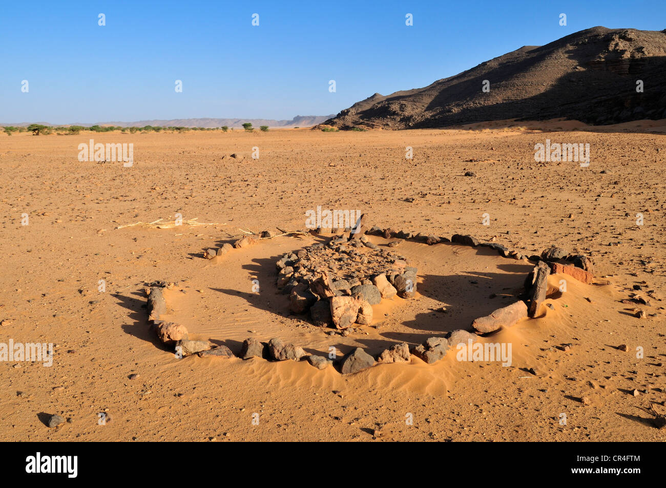 Historic tomb, Adrar Tekemberet, Immidir, Algeria, Sahara, North Africa ...