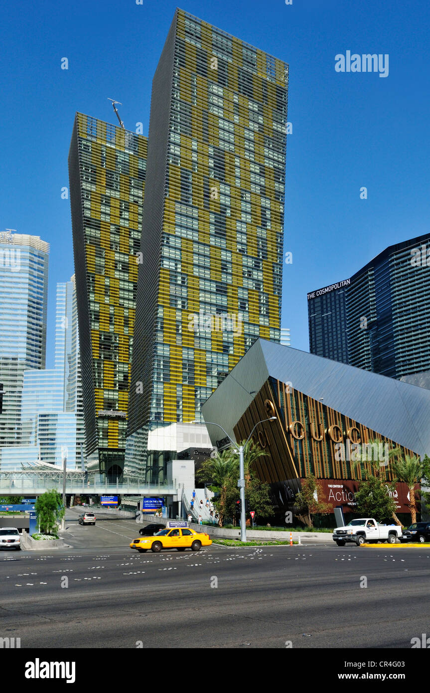 Veer Towers at the Strip of Las Vegas, Nevada, USA, North America ...