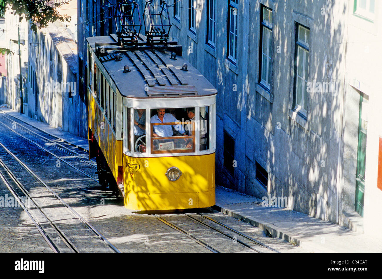 Portugal, Lisbon, funicular Stock Photo - Alamy