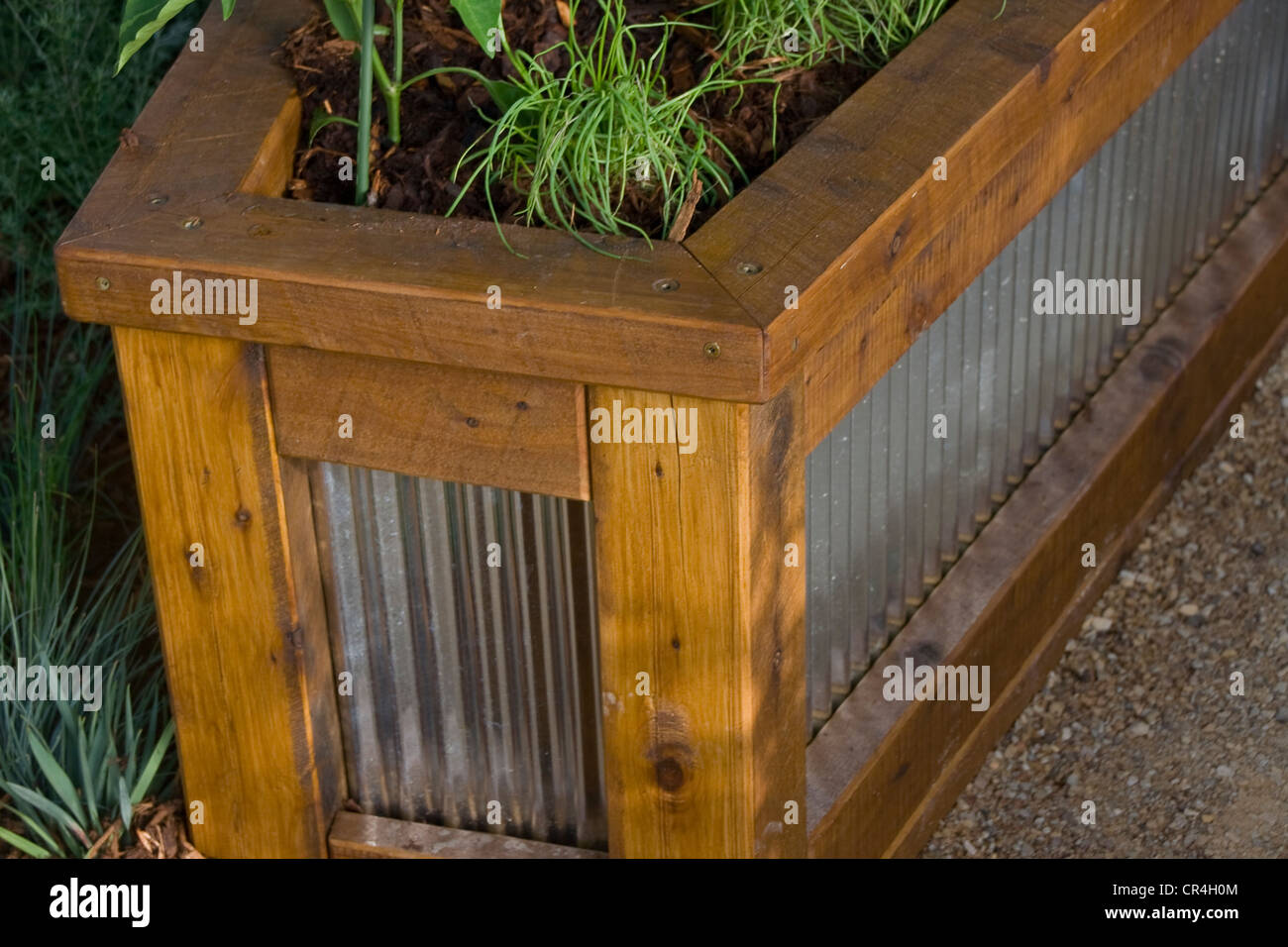 Planter box for small gardens Stock Photo - Alamy