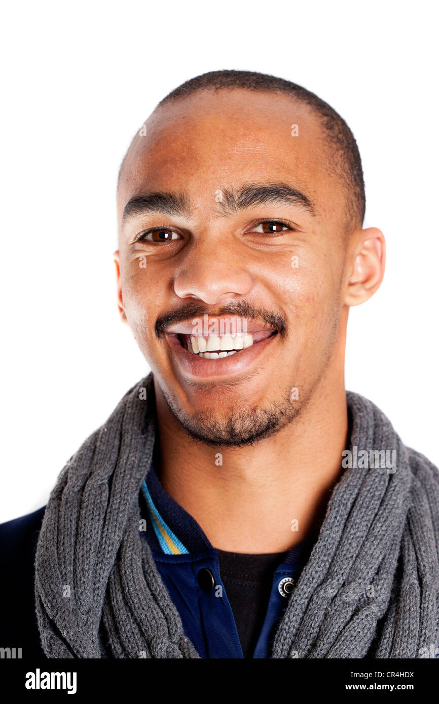 A studio portrait of a young South African man Stock Photo - Alamy