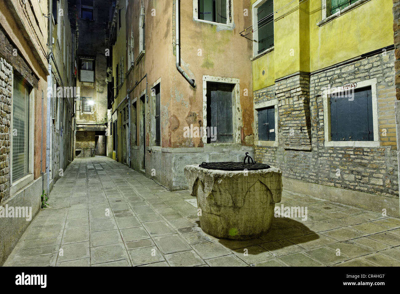 Castello district by night, Venice, UNESCO World Heritage Site, Venetia ...