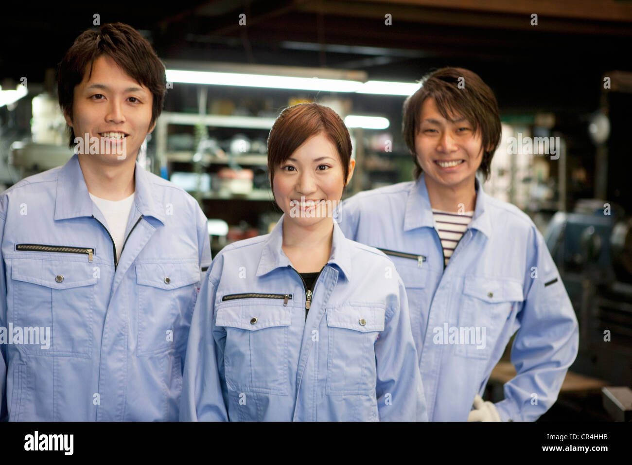 Japanese factory workers hi-res stock photography and images - Alamy