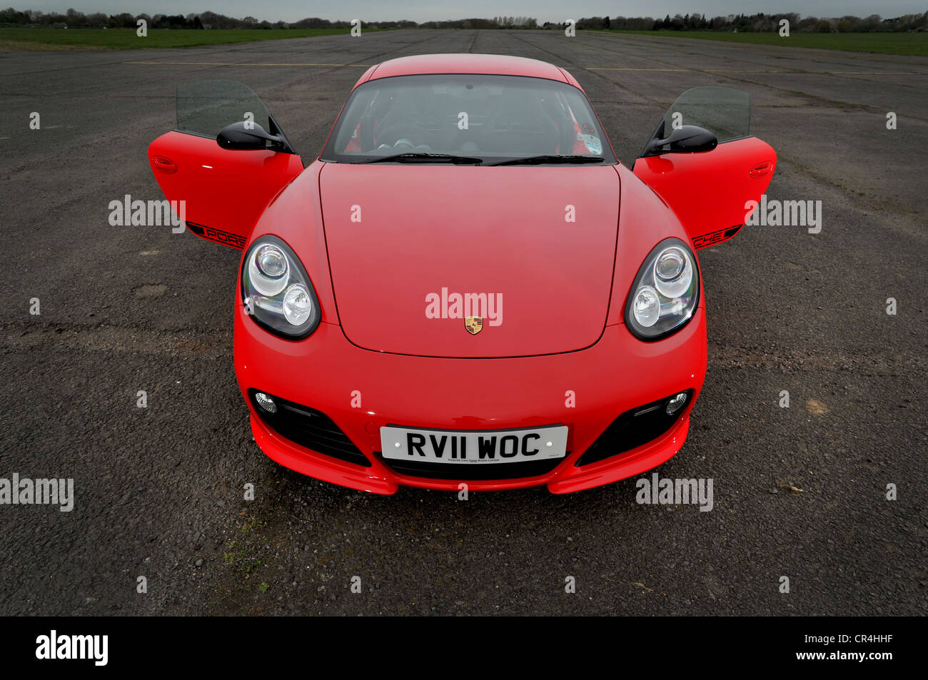 2011 Porsche Cayman R sports car Stock Photo - Alamy