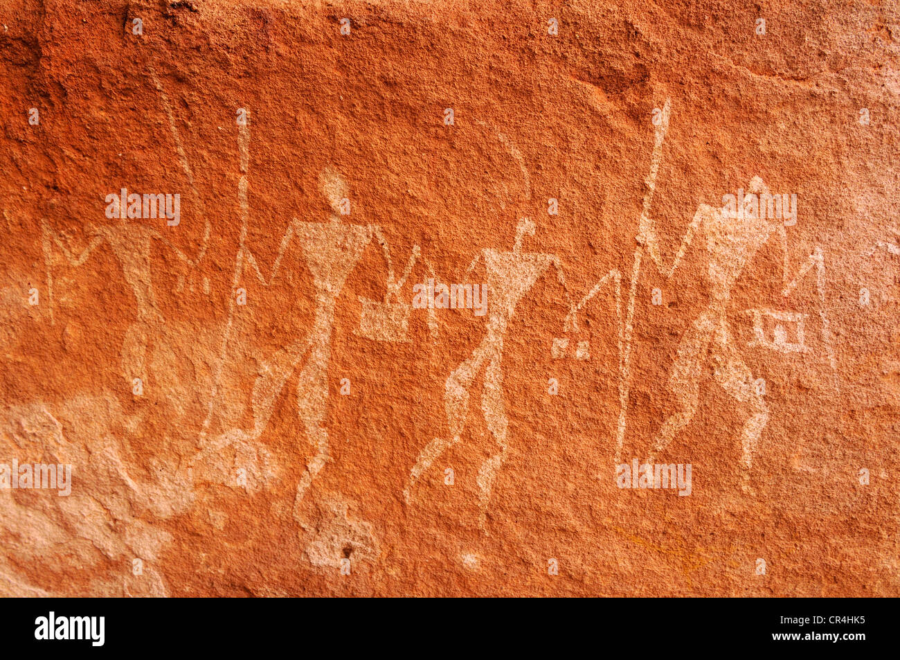 Painted warriors, neolithic rock art of the Tadrart, Tassili n'Ajjer ...
