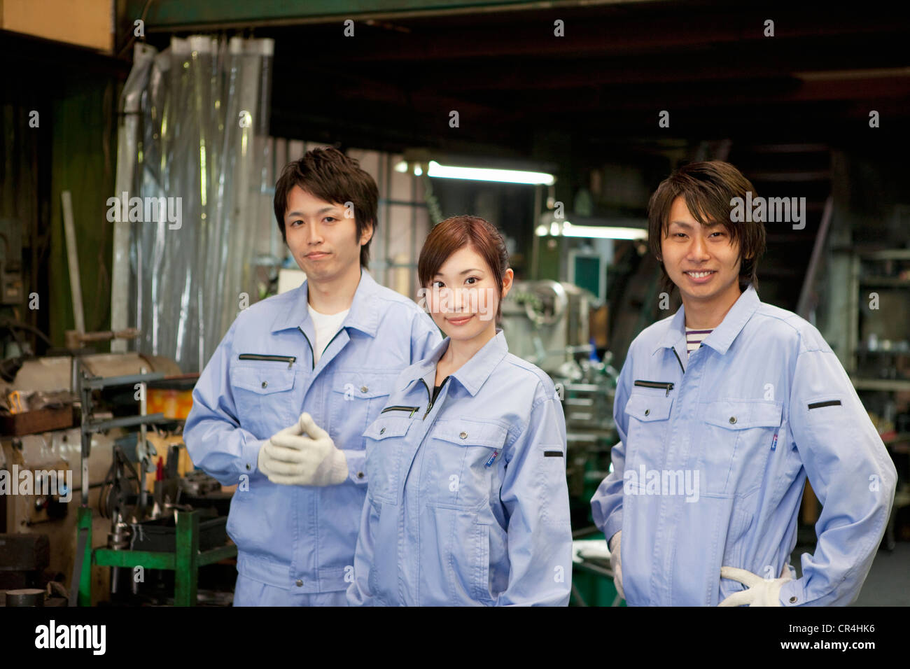 Japanese workers factory hi-res stock photography and images - Alamy
