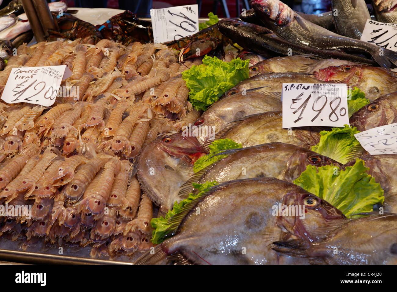Fish market hall, Campo de la Pescaria, Rialto market, San Polo ...