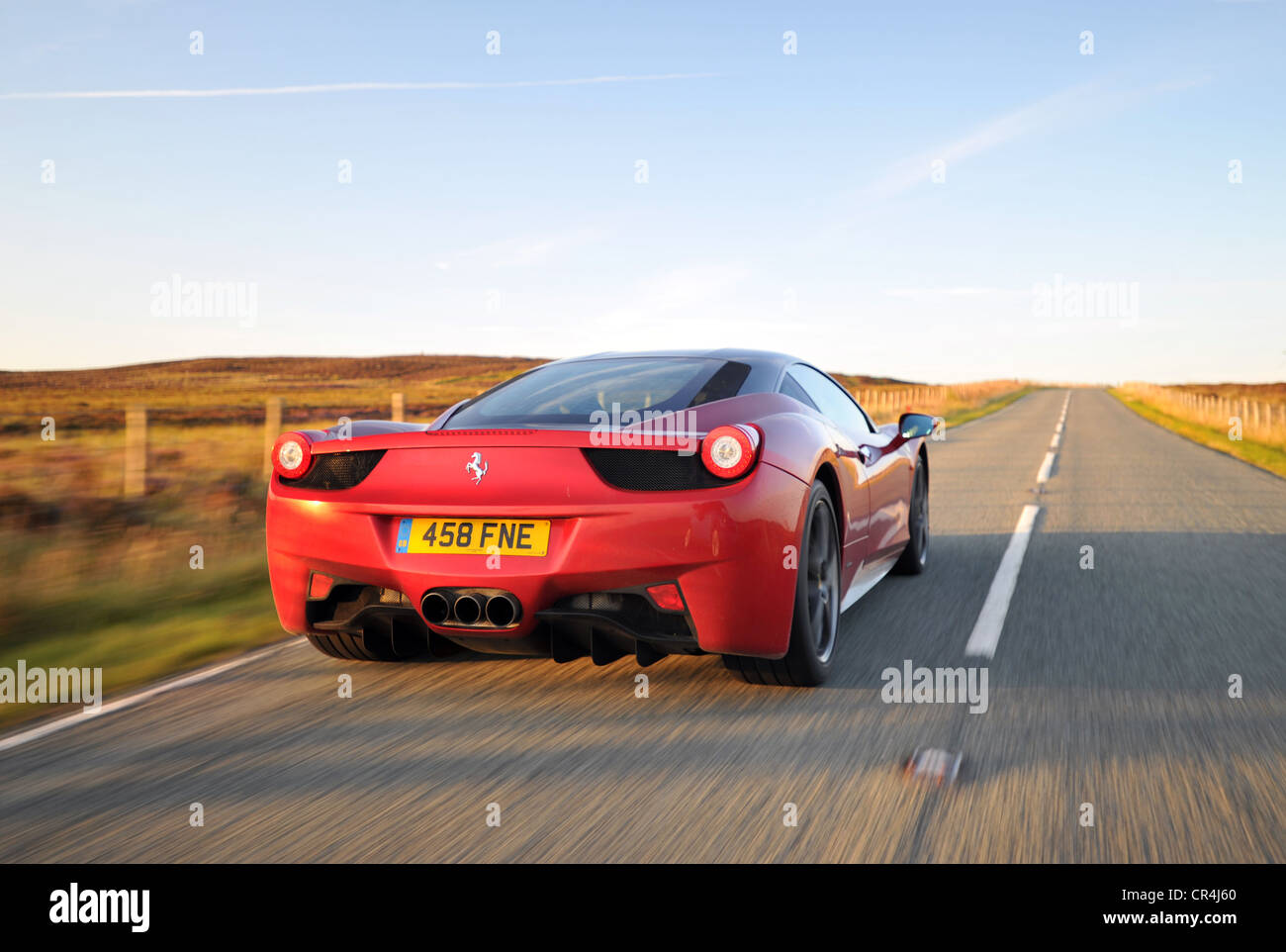 Ferrari sports car action hi-res stock photography and images - Alamy