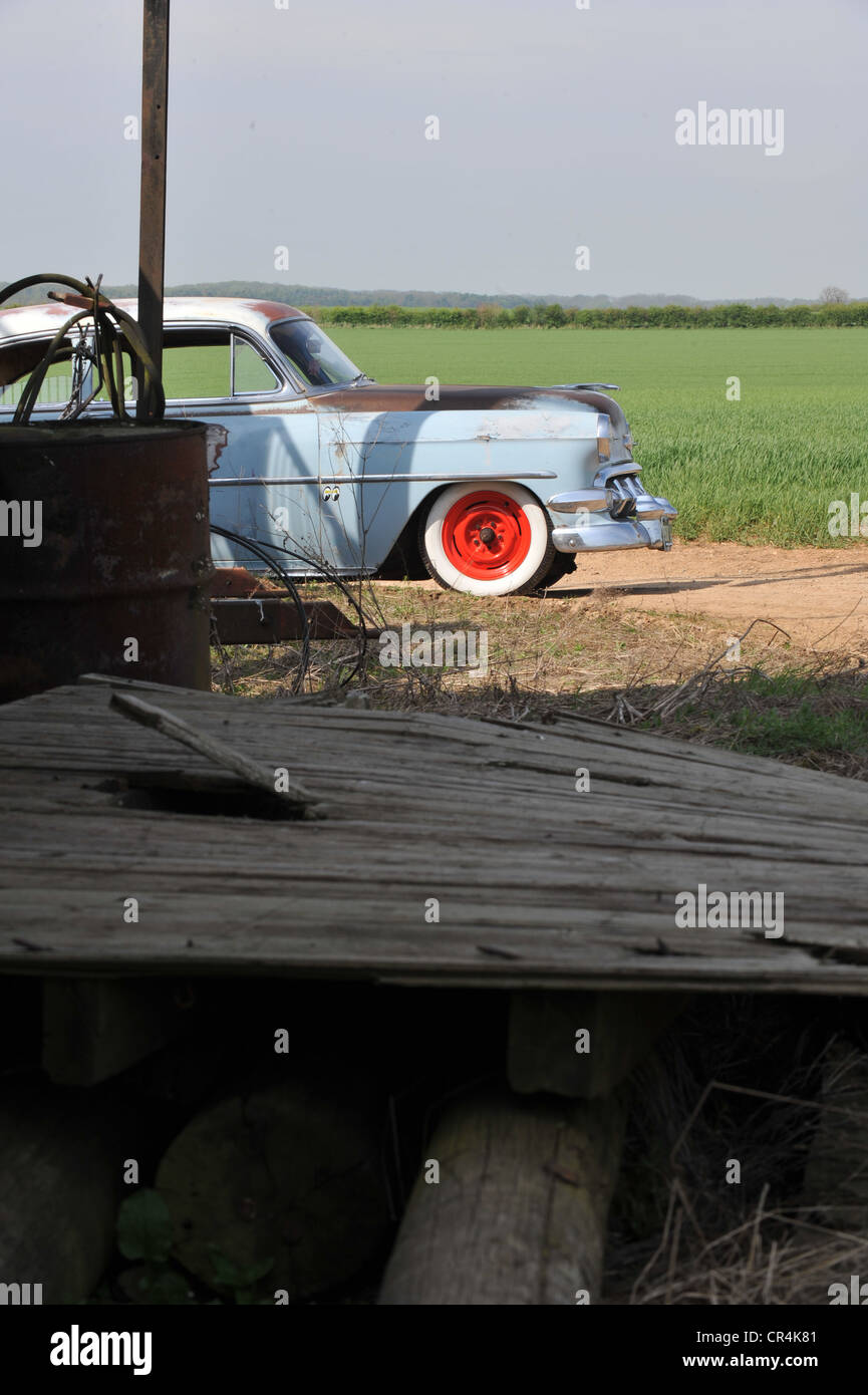 Rat look 1954 Chevrolet Bel air classic sun bleached American car ...
