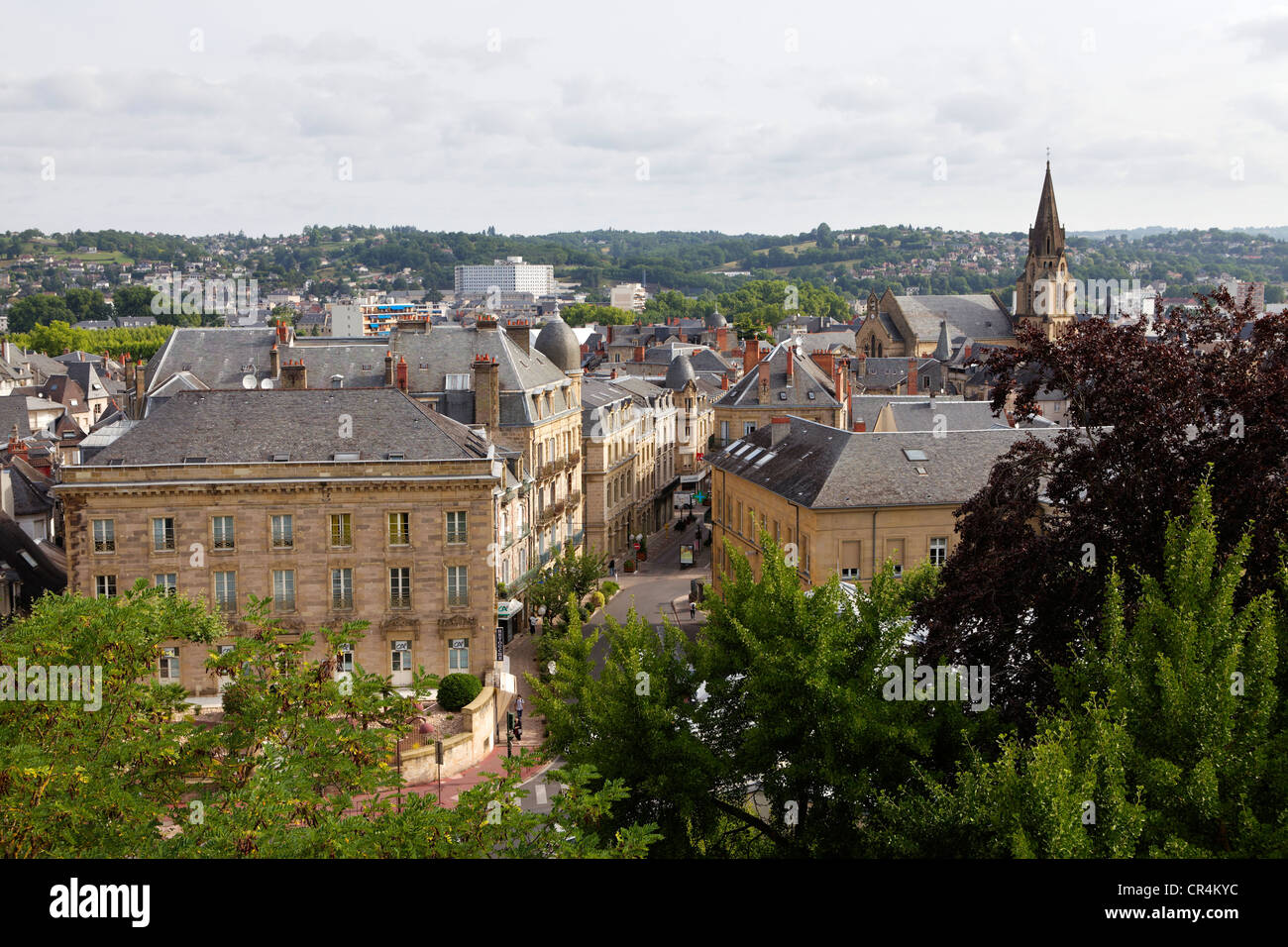 Townscape, Brive la Gaillarde, Correze, Limousin, France, Europe Stock ...