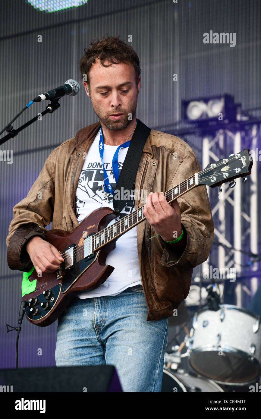 Luke Temple of Here We Go Magic at Evolution Festival 2012 at Spillers ...