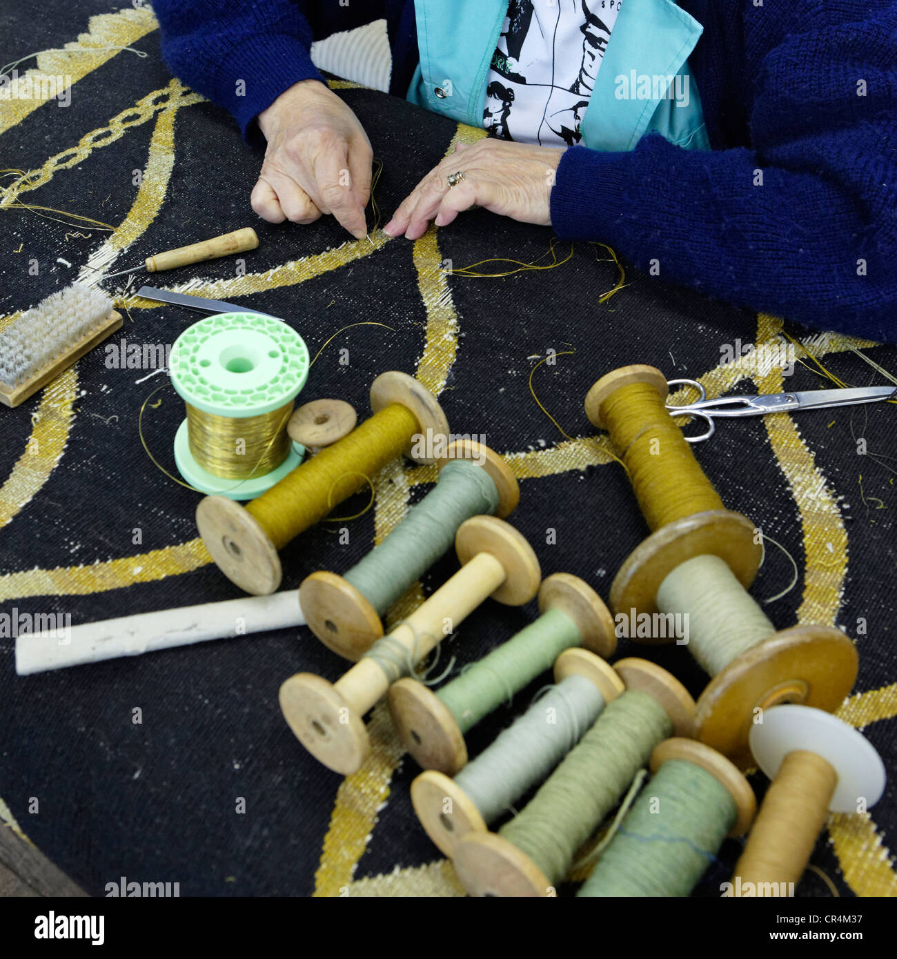 Saint Jean tapestery factory, Aubusson tapestry work is listed as ...