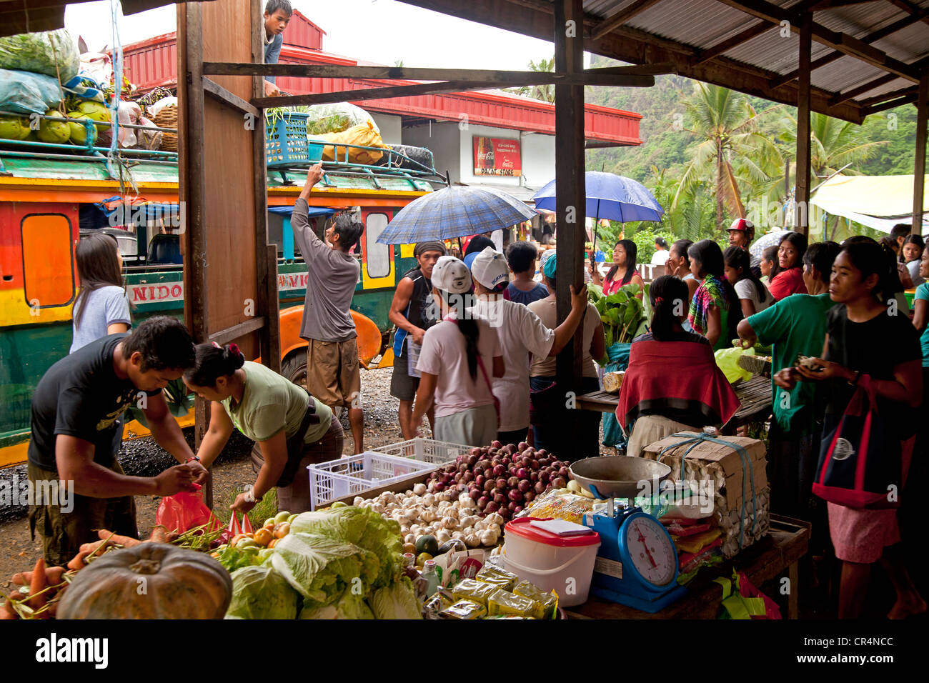the small market in El Nido, Palawan, Philippines, Asia Stock Photo - Alamy