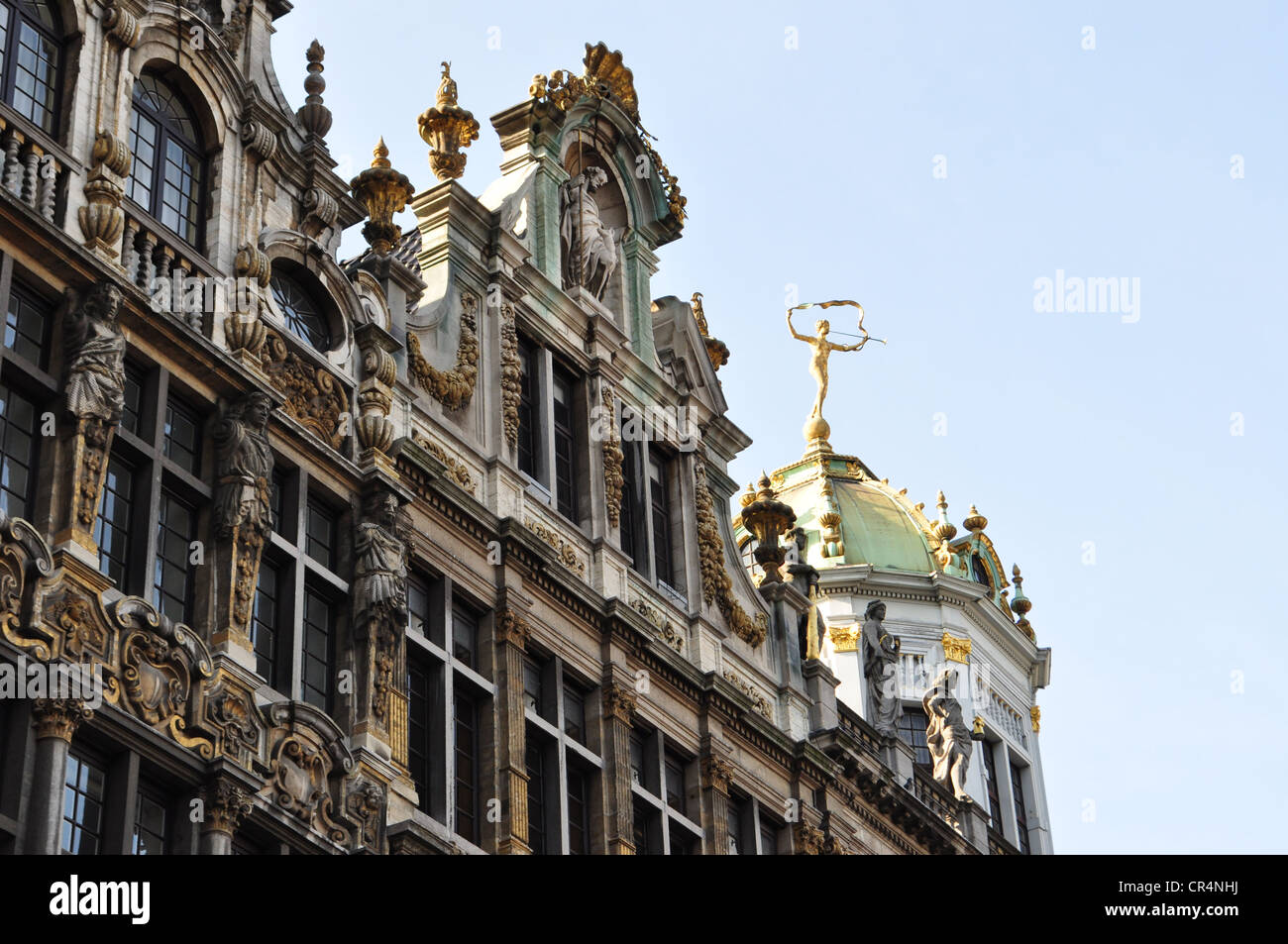 Grand Place in central Brussels Stock Photo - Alamy